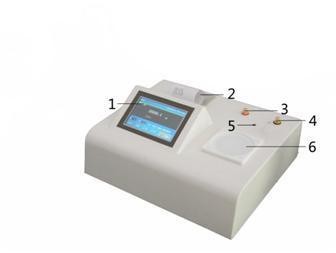 Display Color LCD Touch Screen Trace Moisture Analyzer
